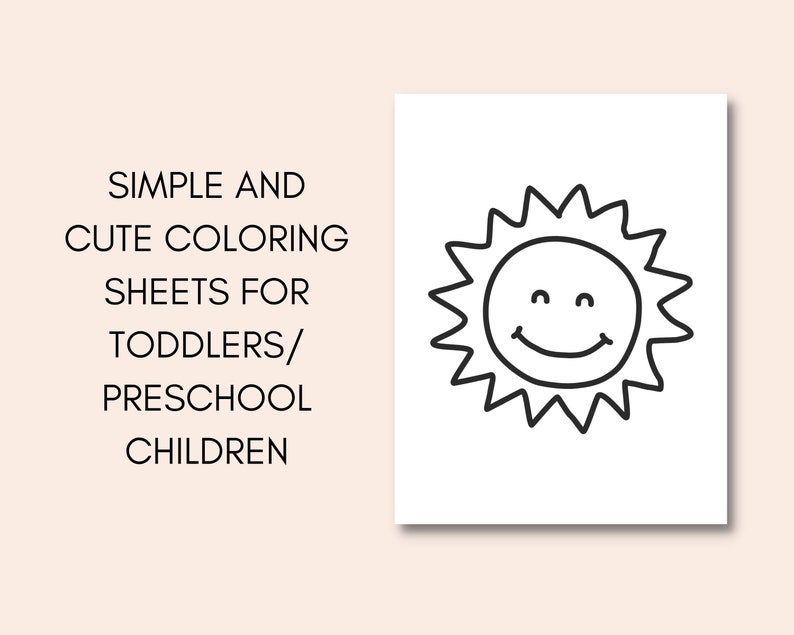 Preschool Coloring Printable, Toddler Coloring, Toddler Activities ...