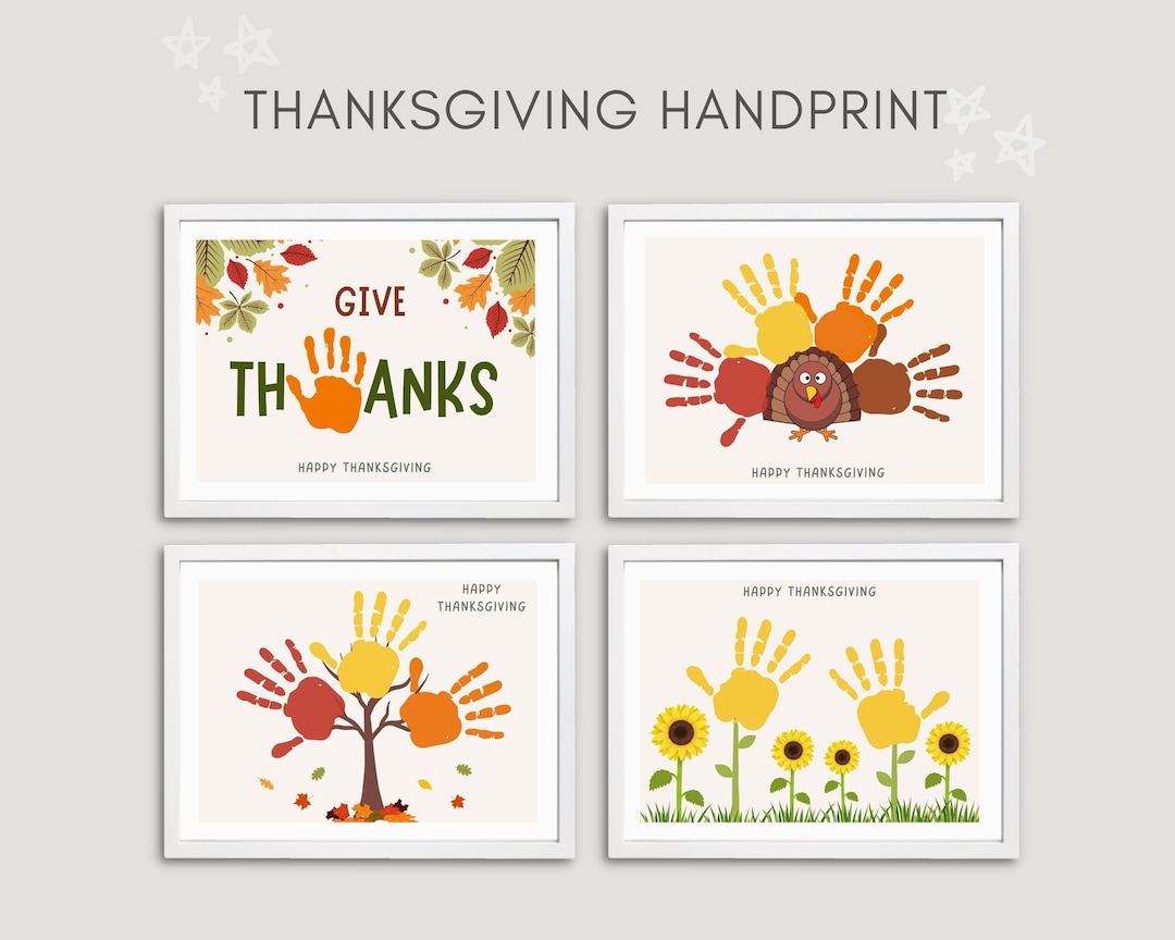 Thanksgiving Handprint, Thanksgiving Craft, Handprint Keepsake ...