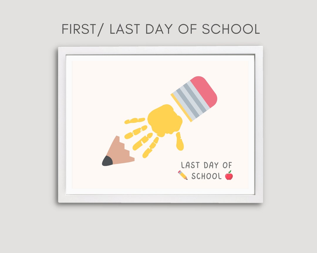 First/last Day of School Handprint, Last Day of School, Handprint Craft ...