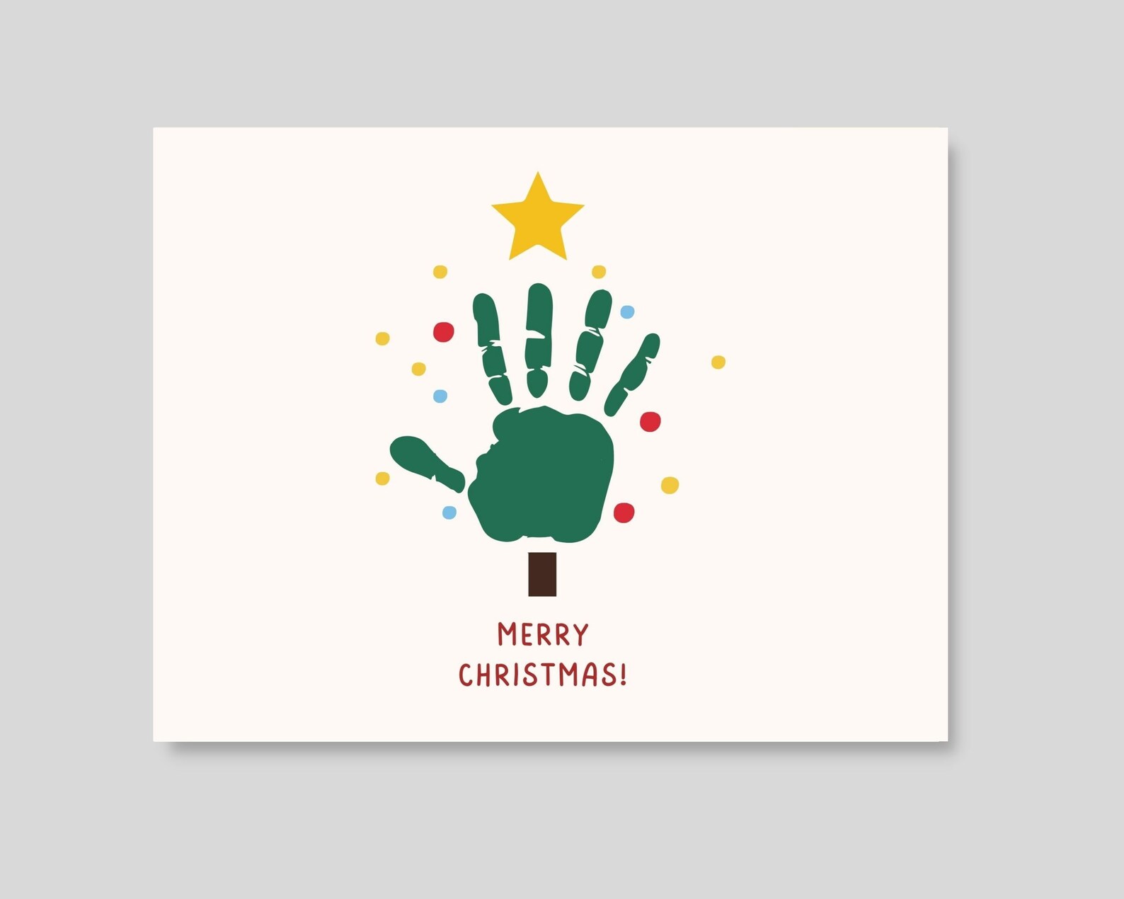 Christmas Handprint, Christmas Craft, Handprint Art, Christmas Activity ...