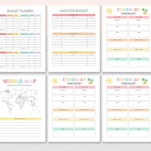 Travel Journal Kids, Kids Travel Journal, Travel Journal Printable ...