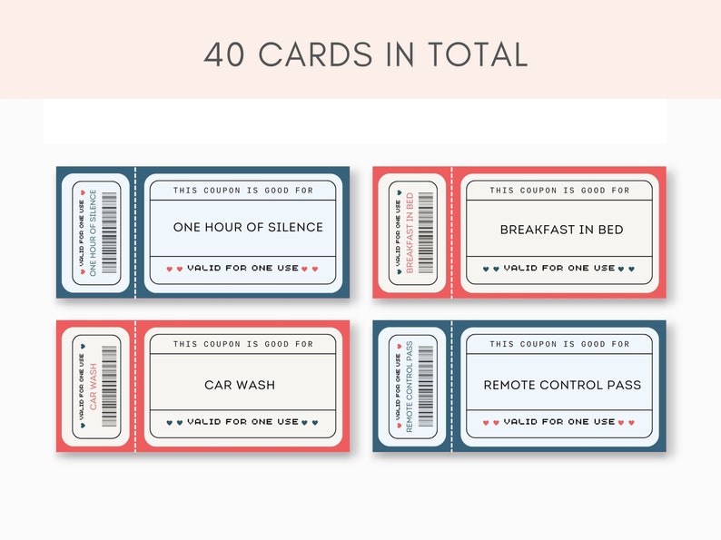 Father’s Day Coupons, Father’s Day Gift, Coupon Printable, Dad Coupon ...