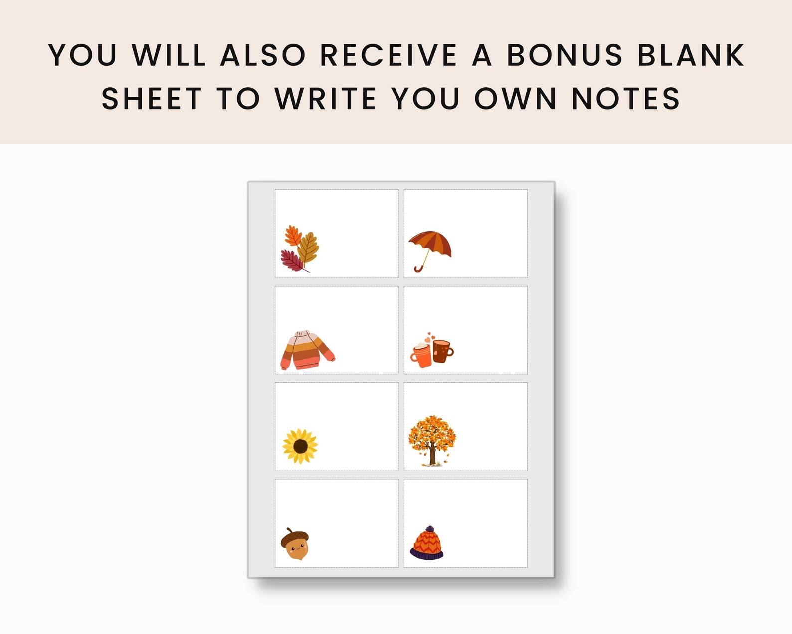 Fall Lunchbox Notes, Lunch Box Notes Printable, Lunch Notes for Kids ...