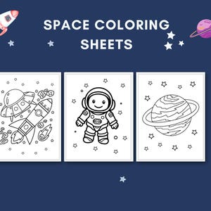 Space Activities, Space Activity Pack, Space Coloring Pages, Space ...