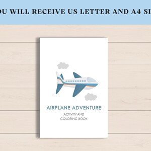 Airplane Activity Book, Travel Activities for Kids, Travel Activity ...