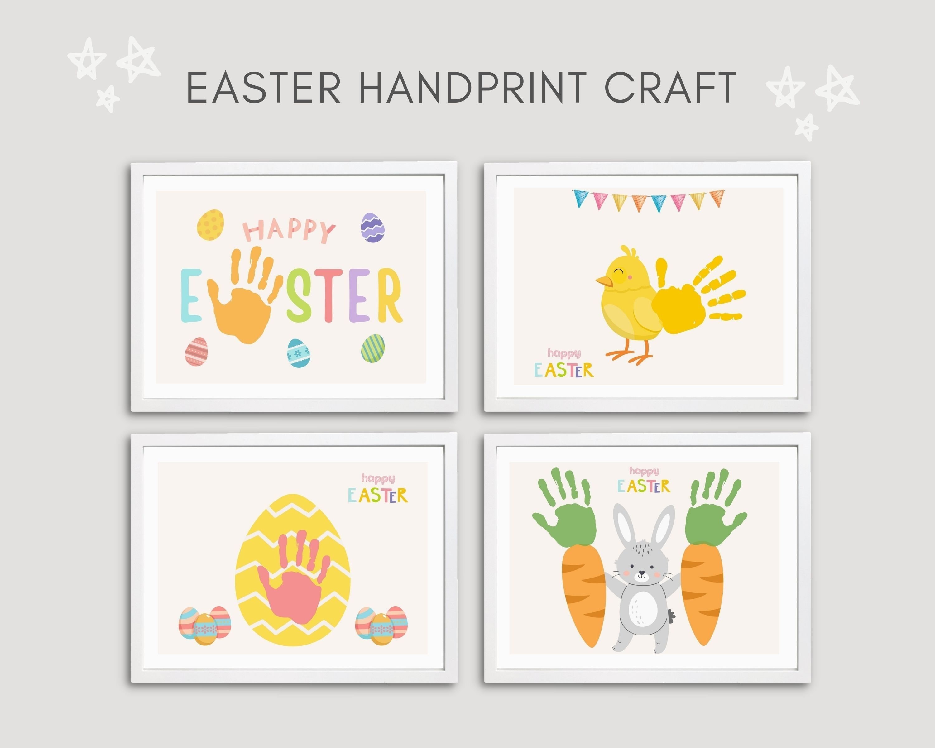 HANDPRINT CRAFT BUNDLE Handprint Keepsake Handprint Art - Etsy