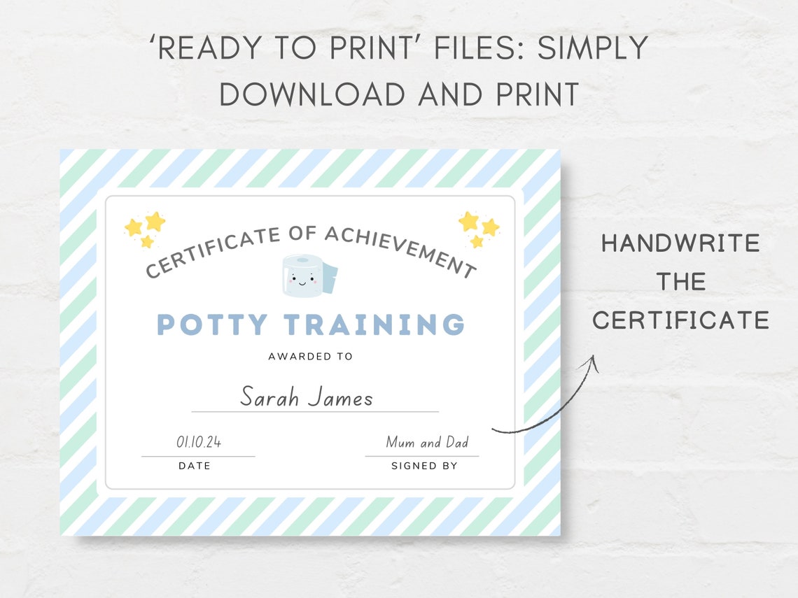 Potty Training Chart, Potty Chart Printable, Toilet Training, Potty ...