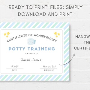 Potty Training Chart, Potty Chart Printable, Toilet Training, Potty ...