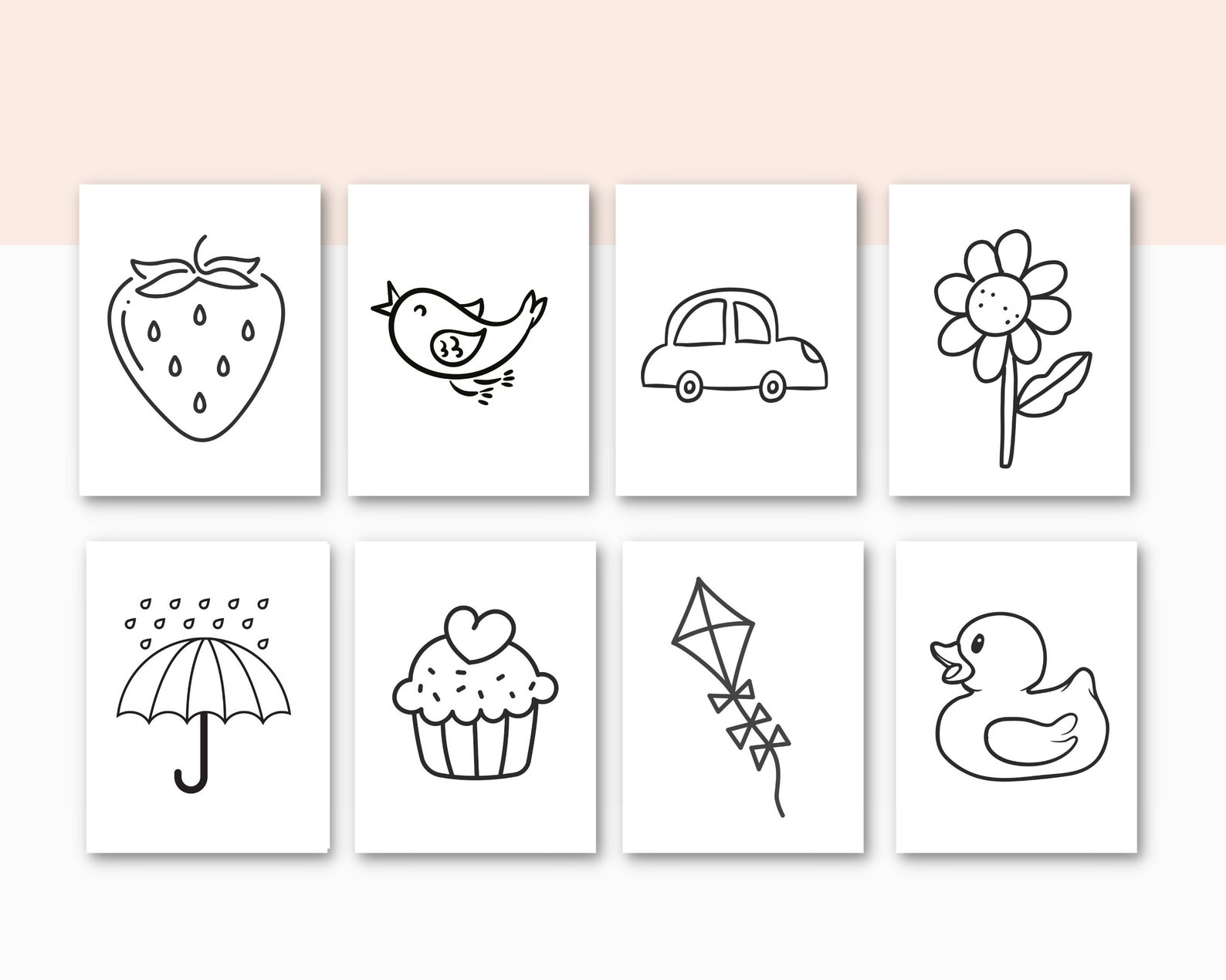 Preschool Coloring Printable, Toddler Coloring, Toddler Activities ...