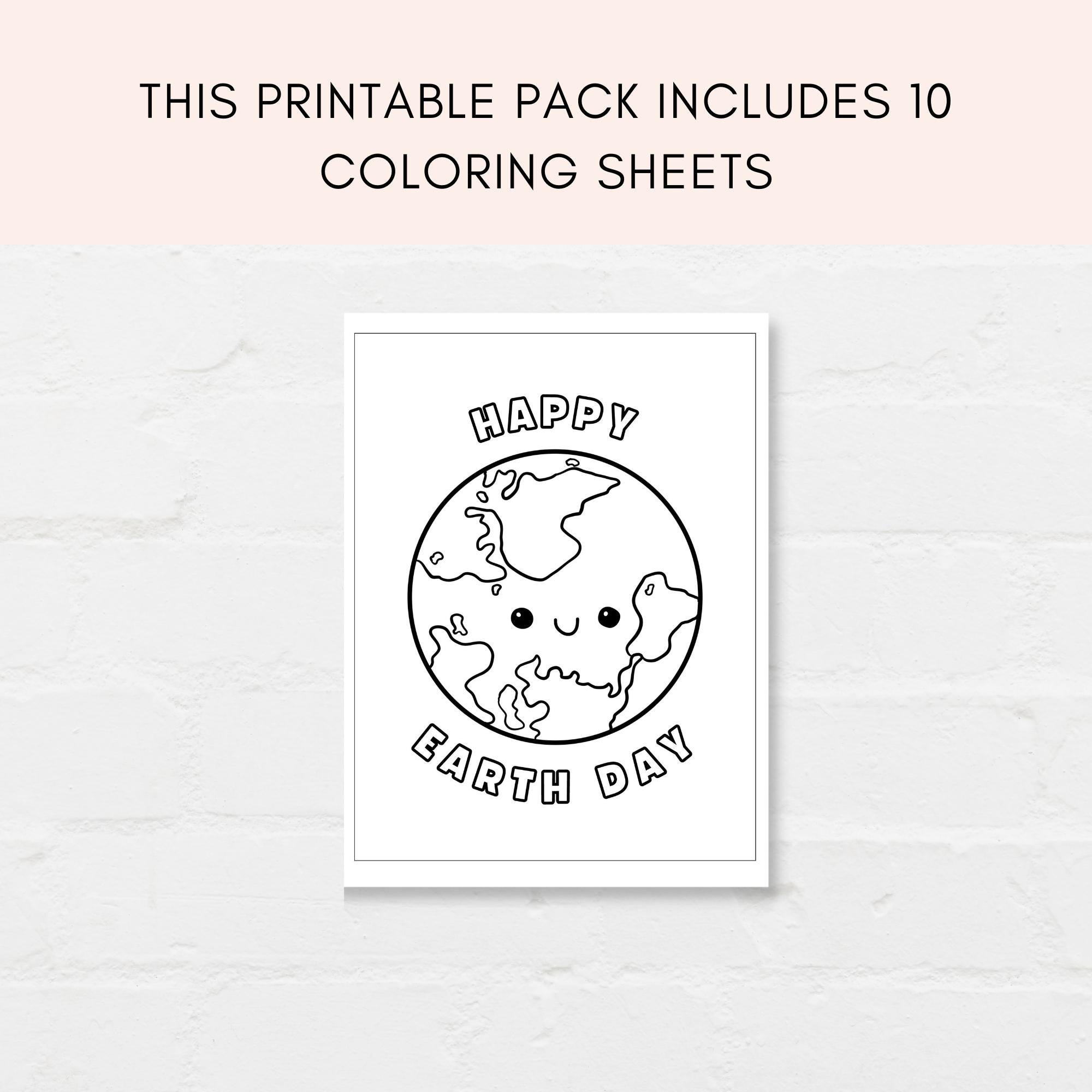 Earth Day Coloring, Earth Day Activities, Earth Day Printable, Earth ...