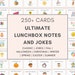 Lunchbox Jokes Printable, Lunch Box Notes, Jokes for Kids, Lunchbox ...