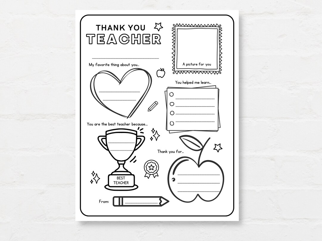 Thank You Teacher, Teacher Appreciation Week, Teacher Thank You ...