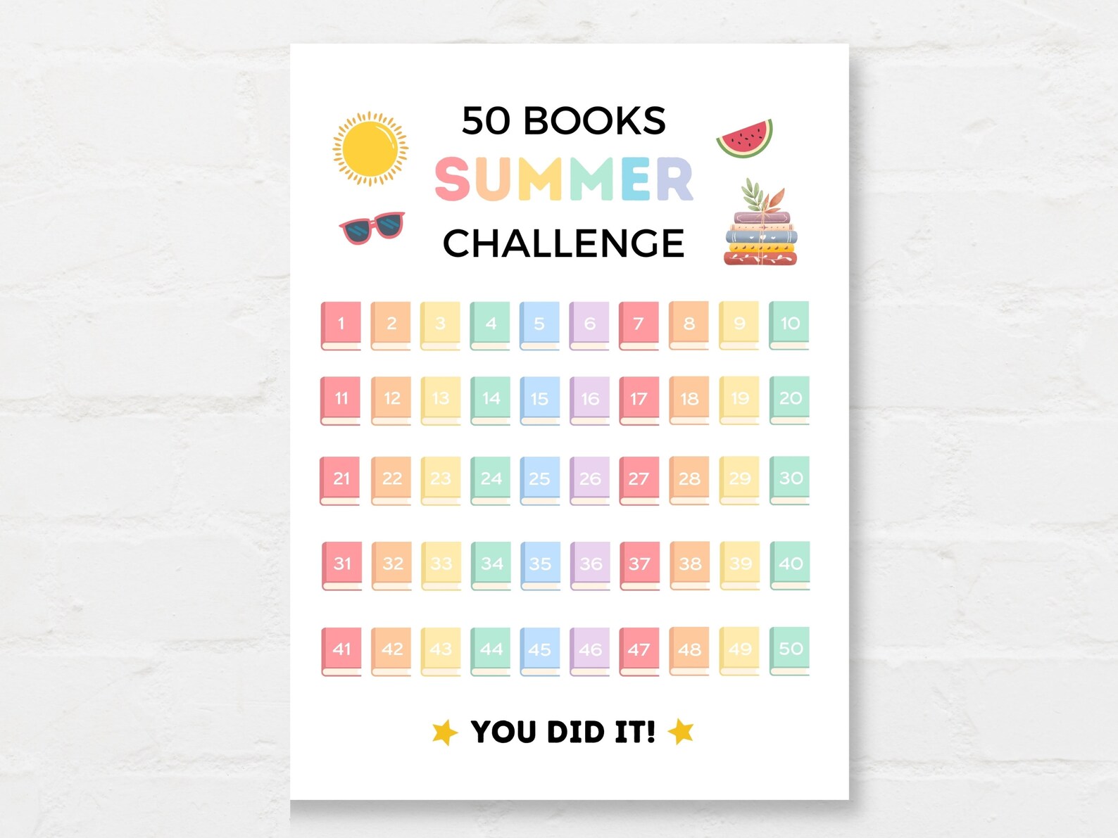 Summer Reading Challenge, Kids Reading Challenge,reading Log, Reading ...