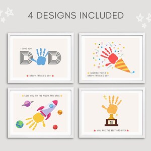 Fathers Day Handprint Craft, Fathers Day Gift, Fathers Day Printable ...