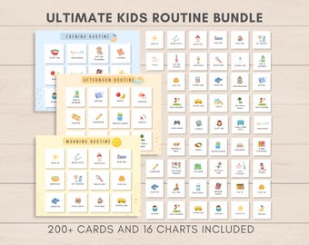 Kids Daily Routine Chart, Routine Chart for Kids, Morning Routine ...