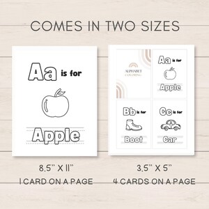 Alphabet Coloring Pages, ABC Coloring Printable, Preschool Alphabet ...