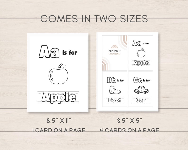 Alphabet Coloring Pages, ABC Coloring Printable, Preschool Alphabet ...