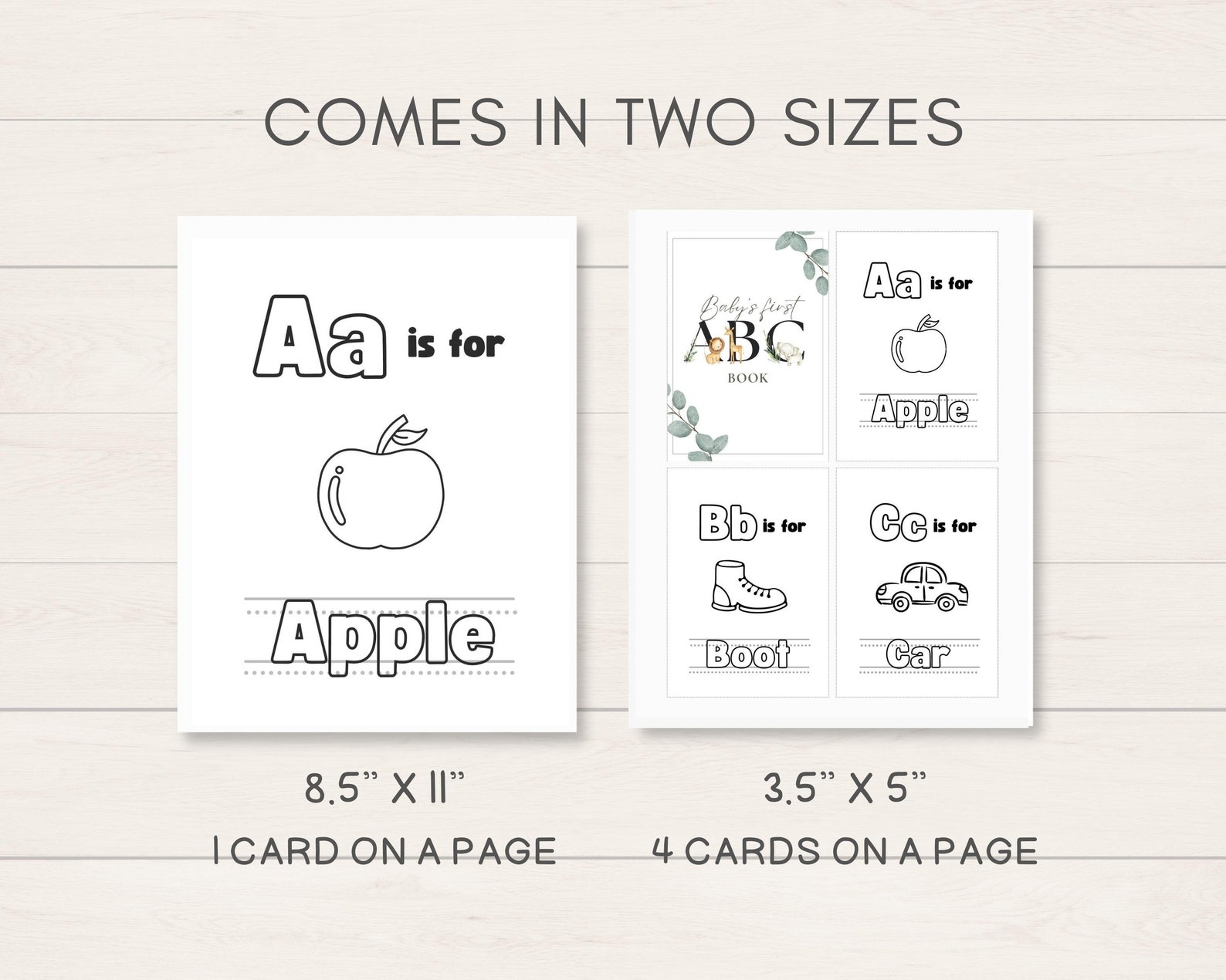 Baby's First ABC Book, Baby Shower Games Printable, Abc Book Baby ...