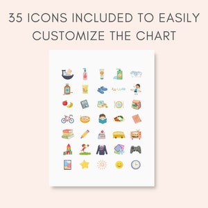 Morning Routine Chart, Editable Routine Charts, Evening Routine Chart ...