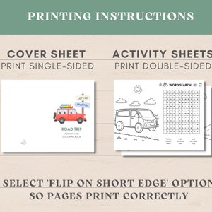 Road Trip Activity Pack, Kids Activities, Road Trip Game, Printable ...