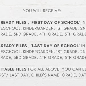 First Day of 2nd Grade, Last Day of 2nd Grade, First and Last Day of ...