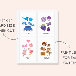Colors Flashcards, Printable Flashcards, Learning Colors, Toddler ...