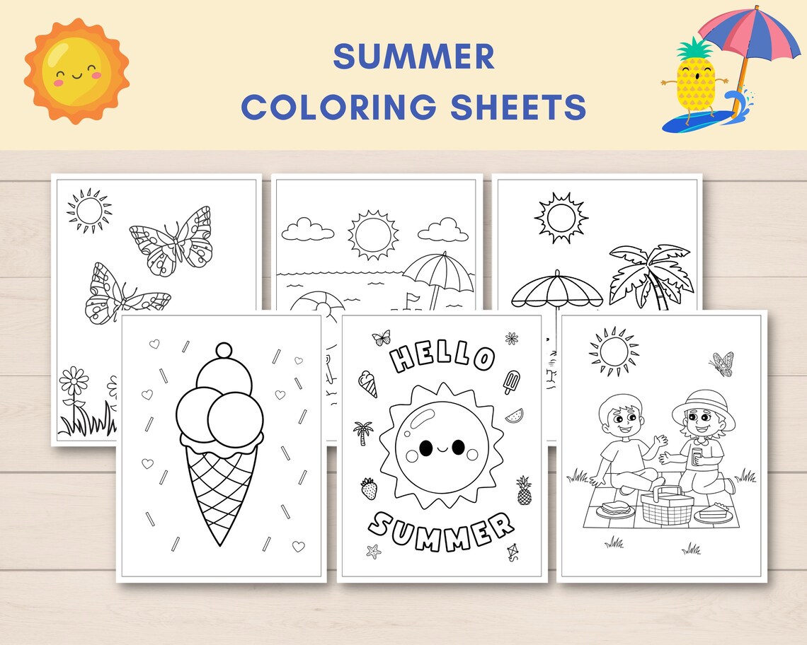 Summer Activity Book Summer Activities Summer Printables - Etsy