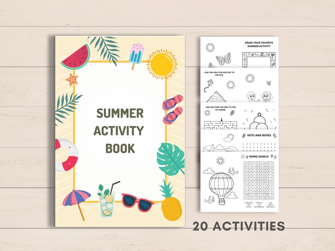 Summer Activity Book, Summer Activities, Summer Printables, Summer ...