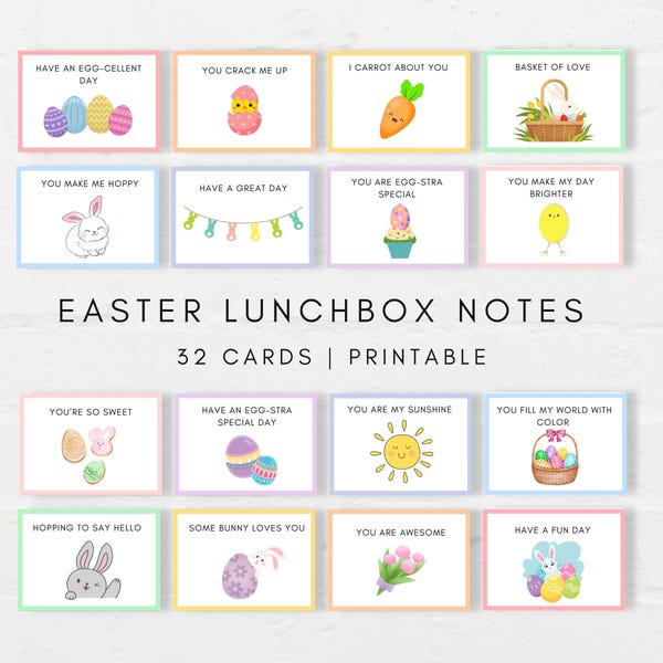 Lunch Box Cards - Etsy