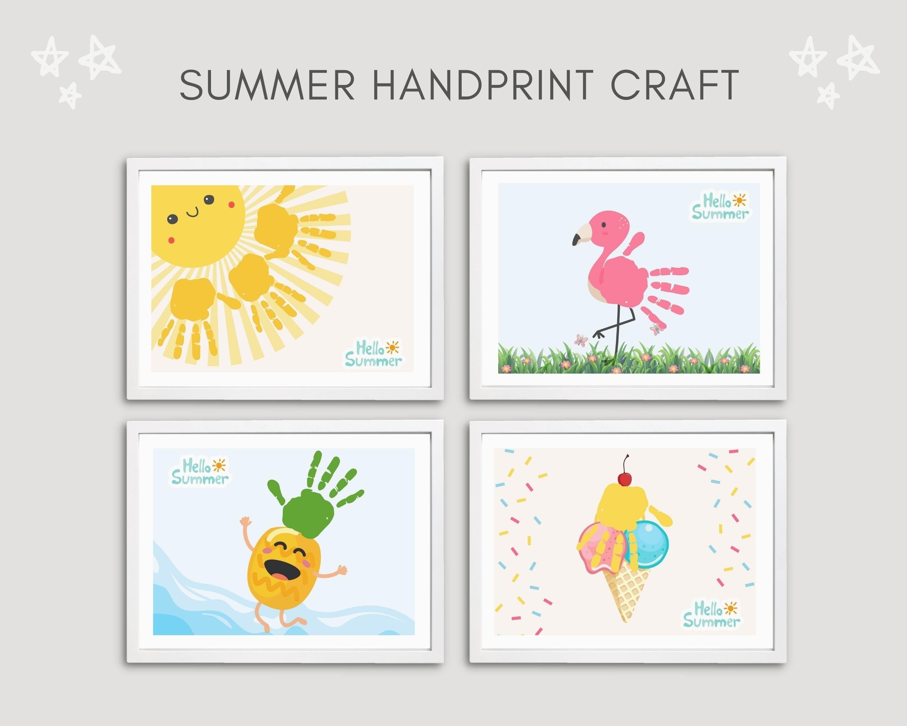 HANDPRINT CRAFT BUNDLE Handprint Keepsake Handprint Art - Etsy