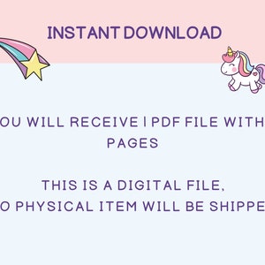 Unicorn Activity Sheets, Unicorn Coloring Pages, Unicorn Birthday, Kids ...