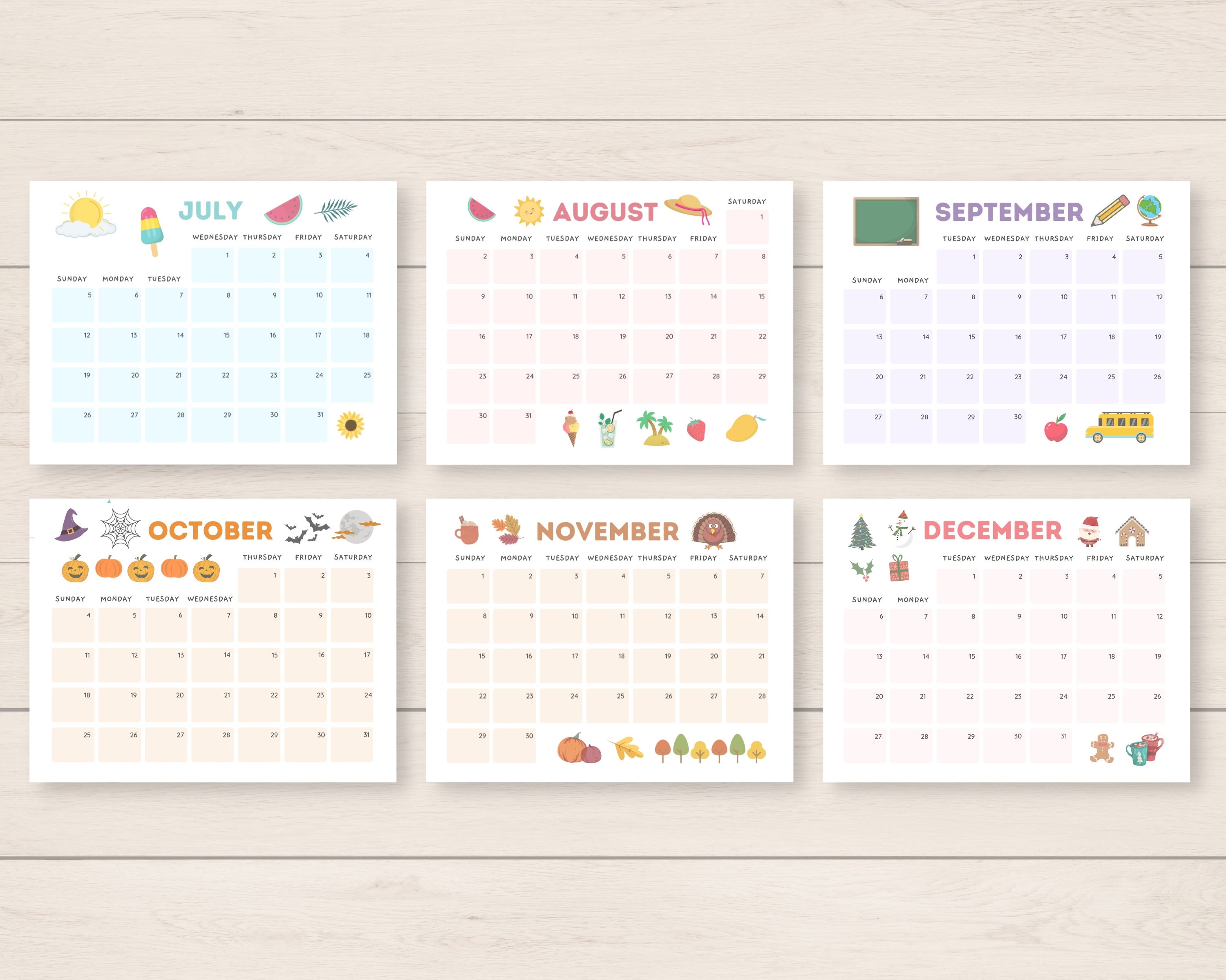 Calendrier 2025-2026 imprimable, calendrier imprimable, calendrier ...