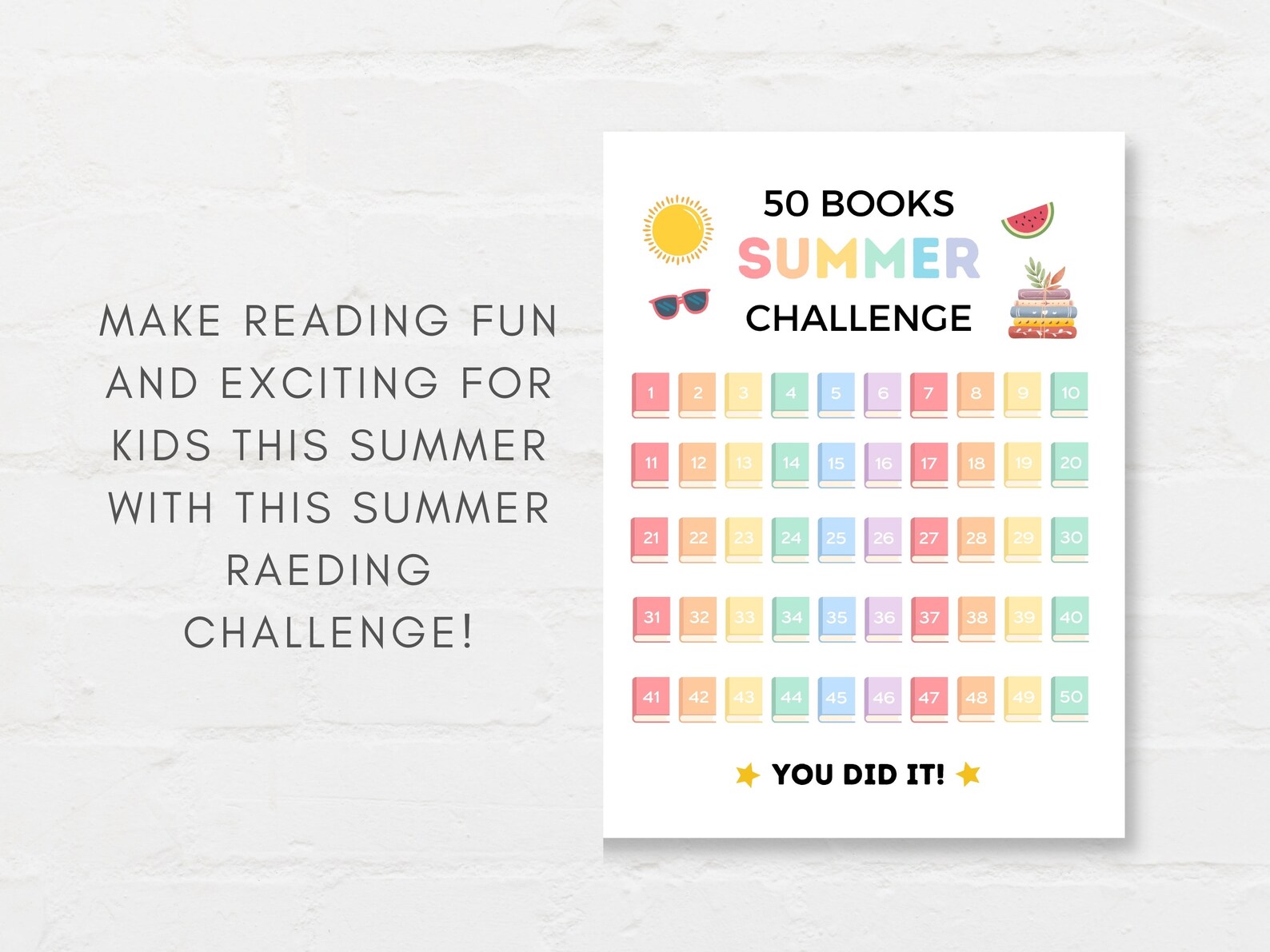 Summer Reading Challenge, Kids Reading Challenge,reading Log, Reading ...