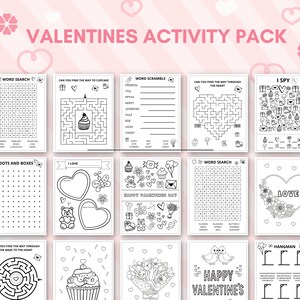KIDS ACTIVITY Pack Bundle, Kids Activity Pack, Printable Activity ...