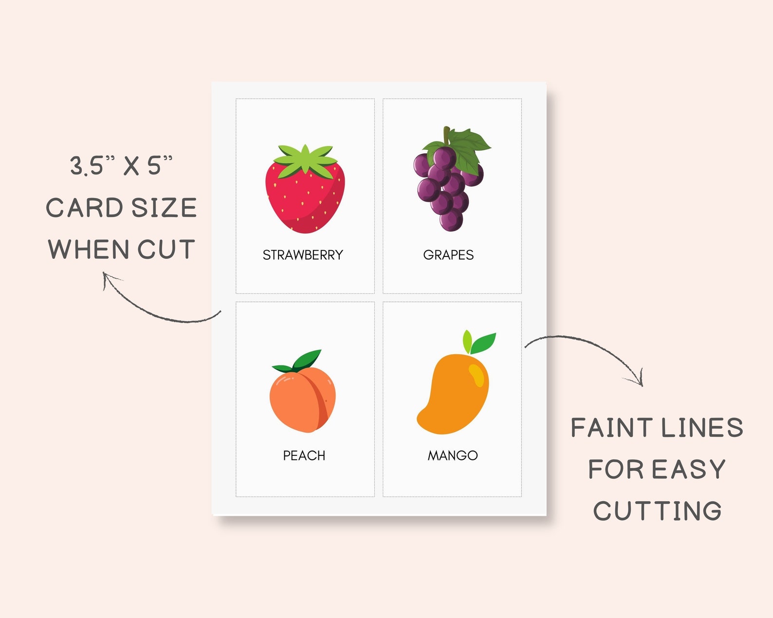 Fruits and Vegetables Flashcards, Fruits Flashcards, Vegetable ...
