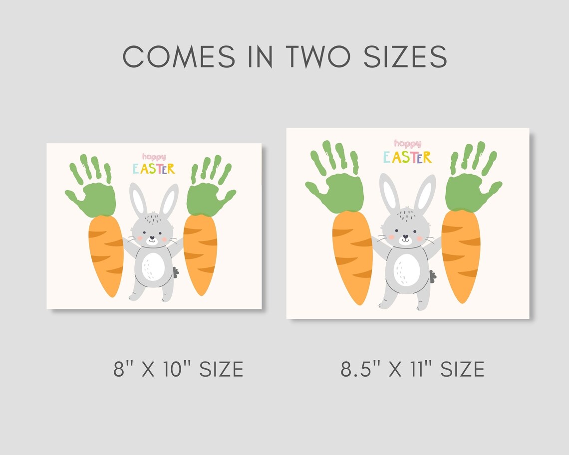 Easter Handprint Printable, Easter Handprint Art, Easter Activity ...