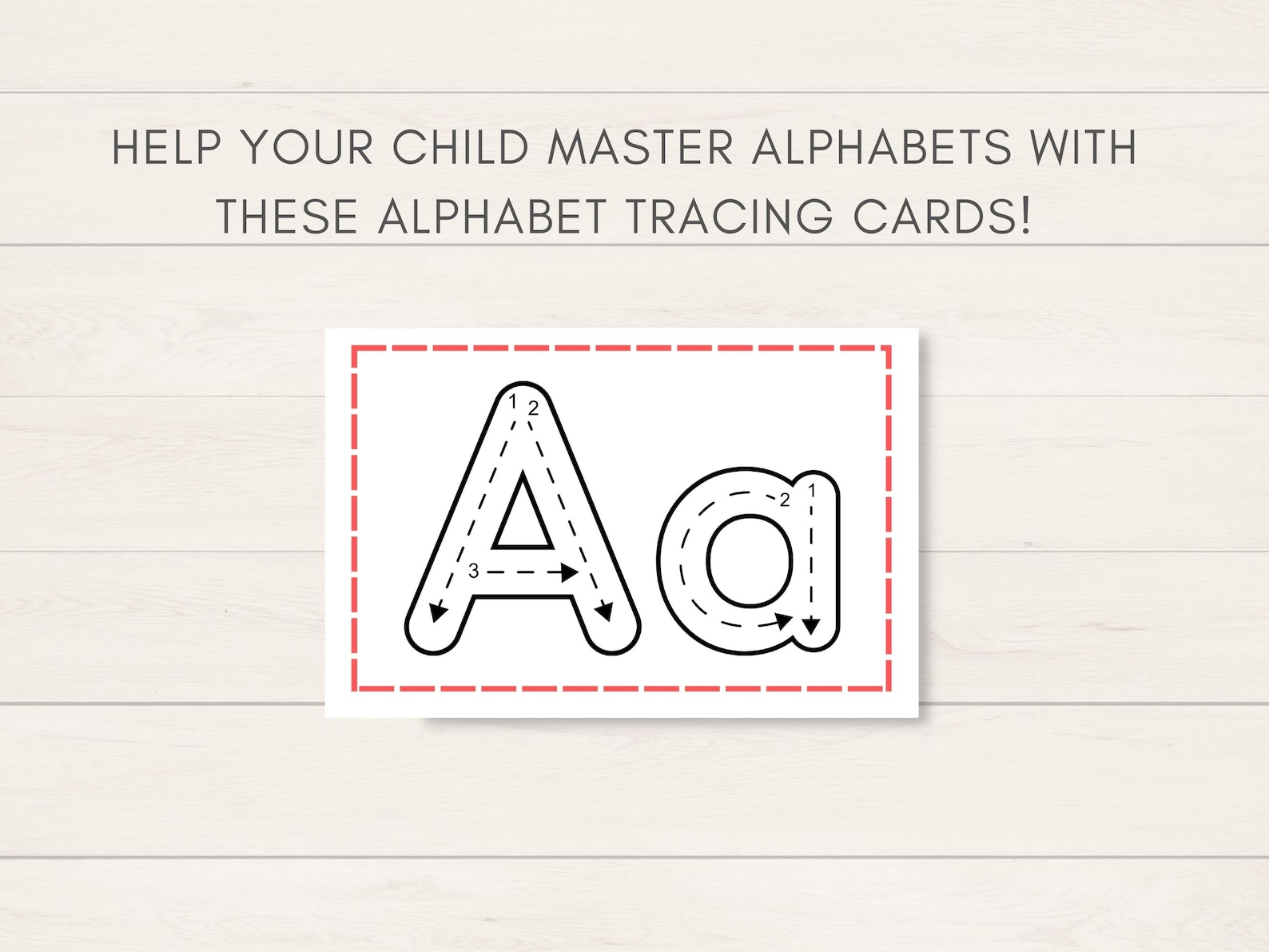 Alphabet Tracing Cards, Alphabet Tracing, Tracing Card, Letter Tracing ...