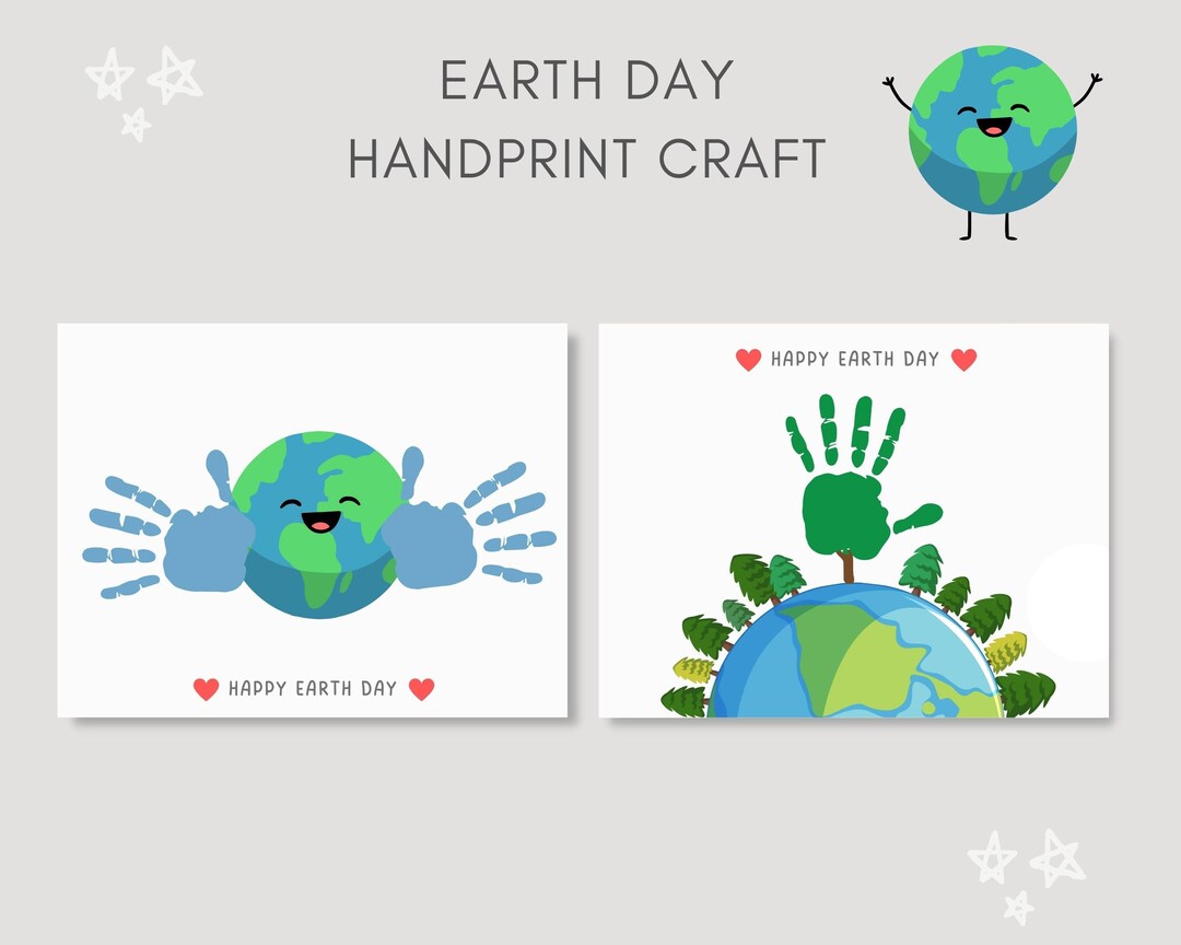 Earth Day Handprint Earth Day Activities Earth Day - Etsy