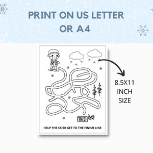 Winter Activity Printable, Winter Games, Winter Printable, Winter ...