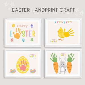 Easter Handprint Printable, Easter Handprint Art, Easter Activity ...