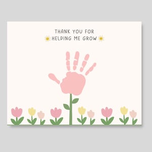 Teacher Appreciation Handprint, Teacher Appreciate, Teacher Gift, Thank ...