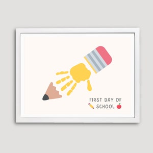 First/last Day of School Handprint, Last Day of School, Handprint Craft ...