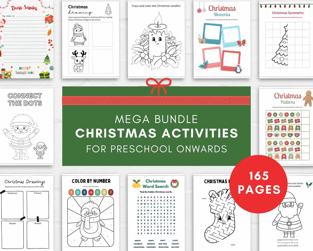 Christmas Activities Printable, Christmas Preschool Activities ...