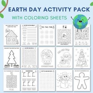 Earth Day Activities, Earth Day Printable, Earth Day Games, Earth Day ...
