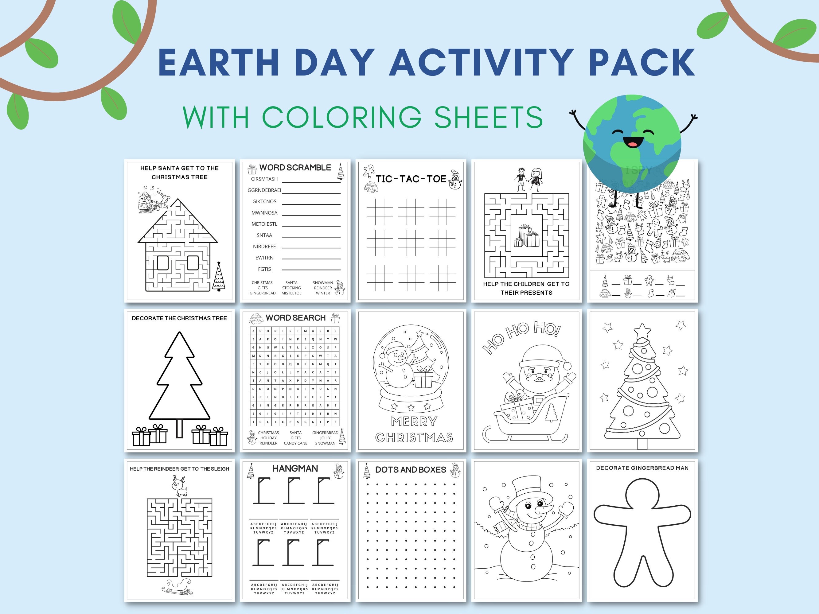 Earth Day Math Worksheets