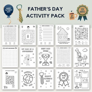 Father’s Day, Activity Pack, Father’s Day Activities, Father’s Day ...