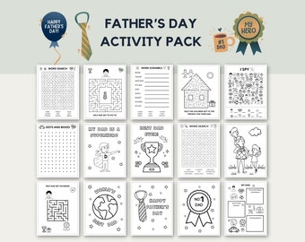 Father’s Day, Activity Pack, Father’s Day Activities, Father’s Day ...