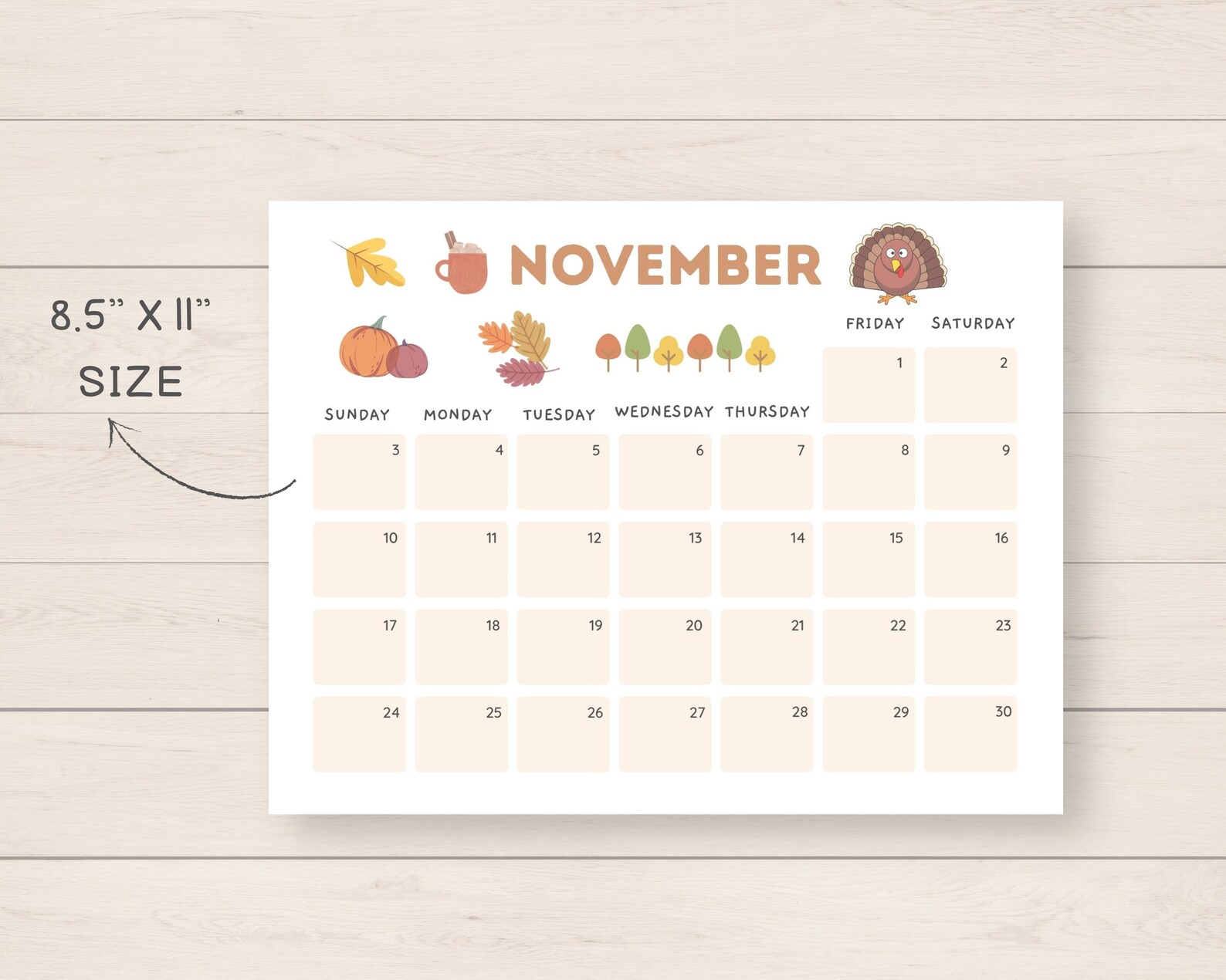 2023-2024 Calendar Printable, Printable Calendar, 2023 Calendar, 2024 ...