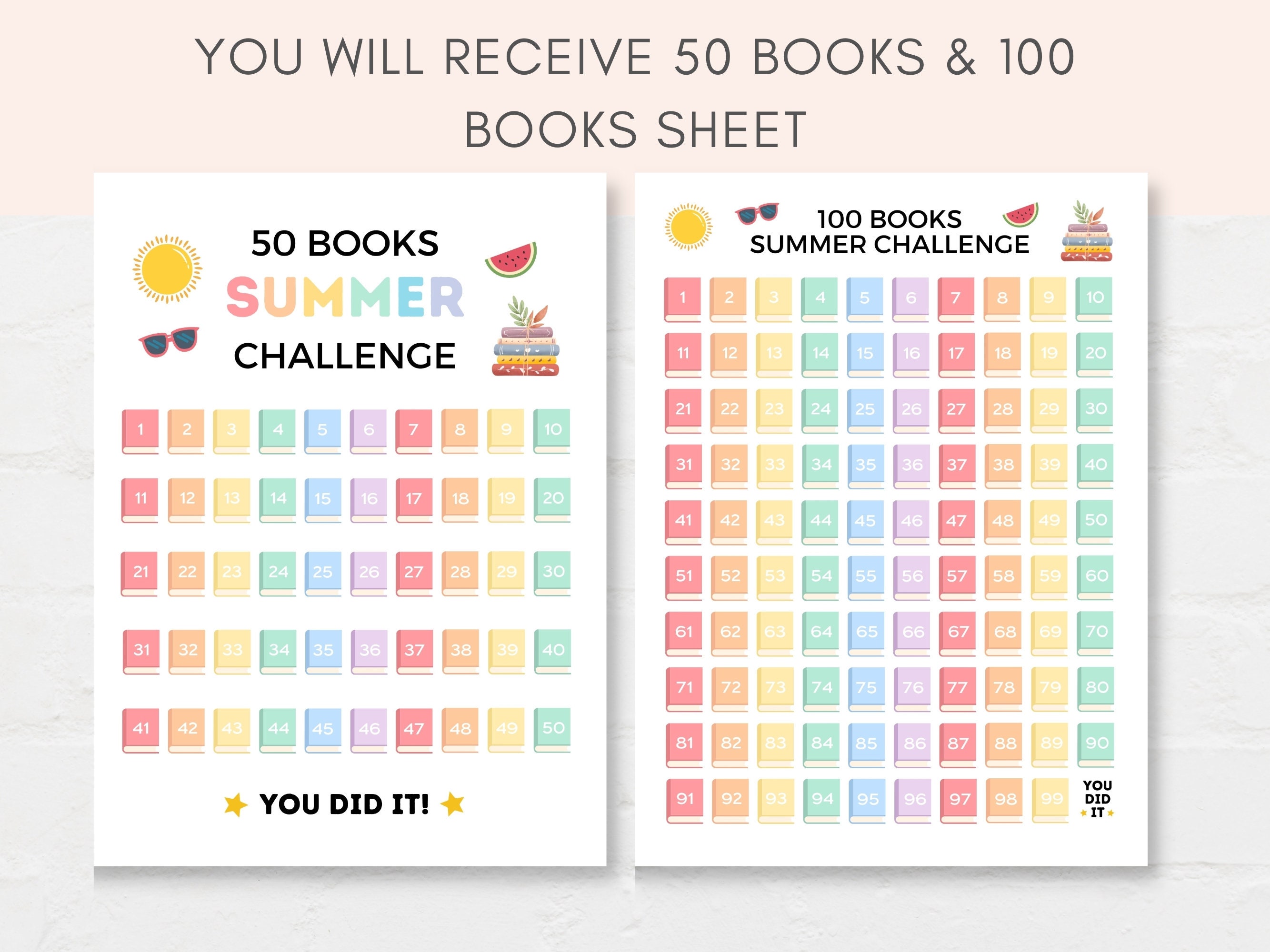 Summer Reading Challenge, Kids Reading Challenge,reading Log, Reading ...