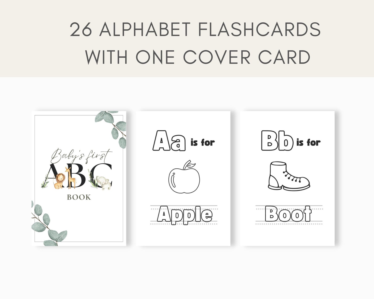 Baby's First ABC Book, Baby Shower Games Printable, Abc Book Baby ...